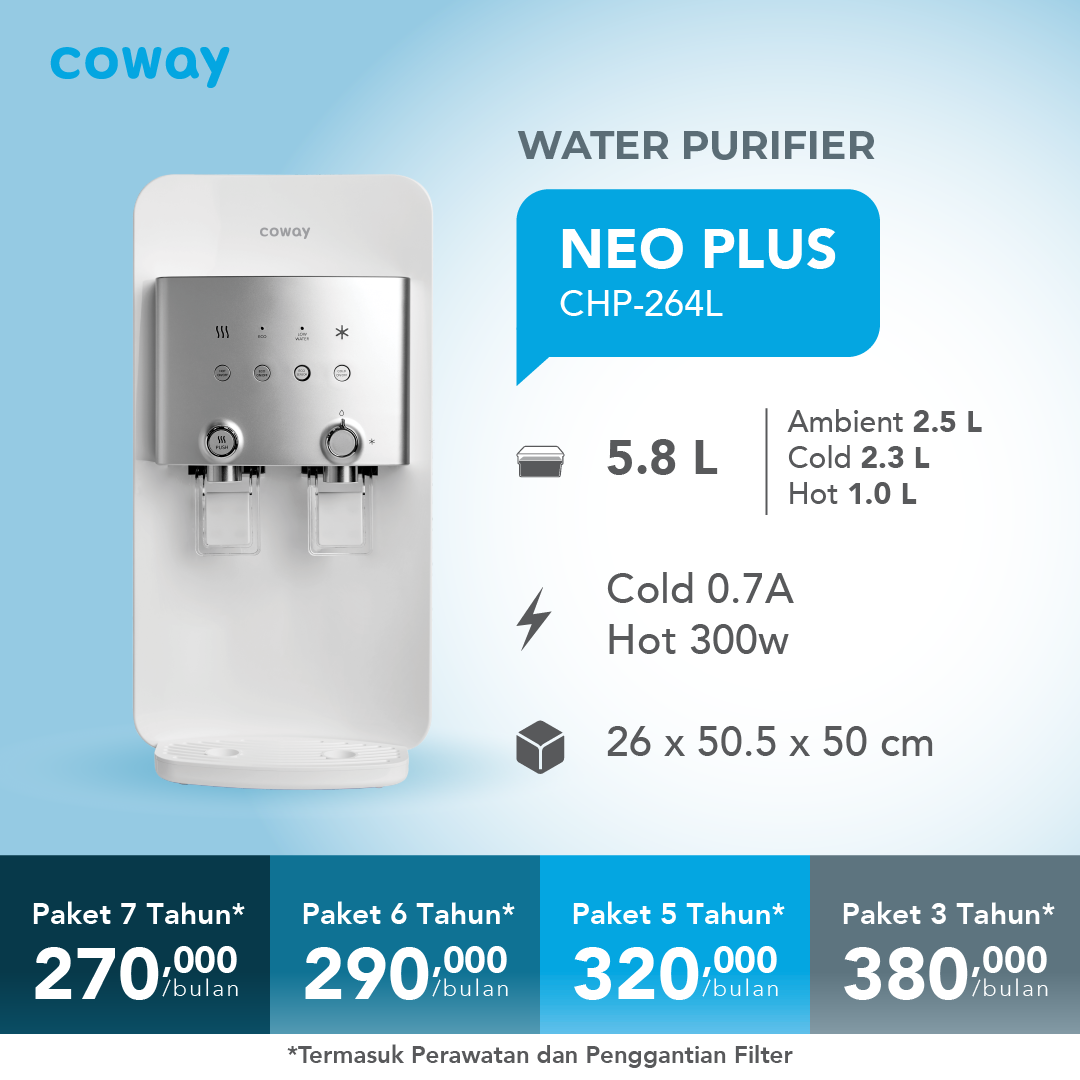 Spesifikasi Water Purifier Neo Plus - Better Life